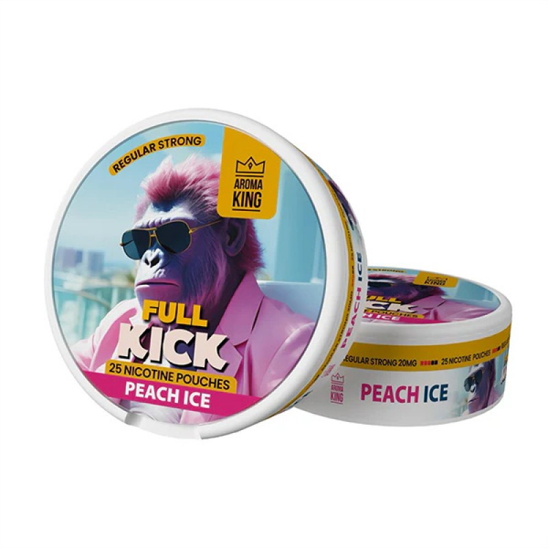 Aroma King Full Kick Nicotine Pouches (25 pouches/box) | Vapesourcing