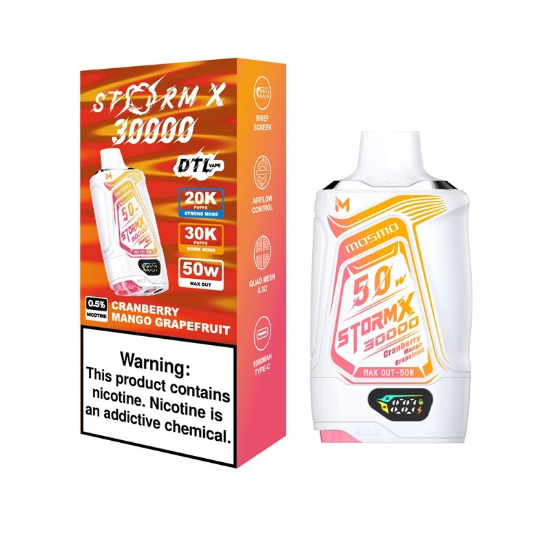 MOSMO STORM X 30000 Reusable Vape Cheap Price £8.99 | Vapesourcing