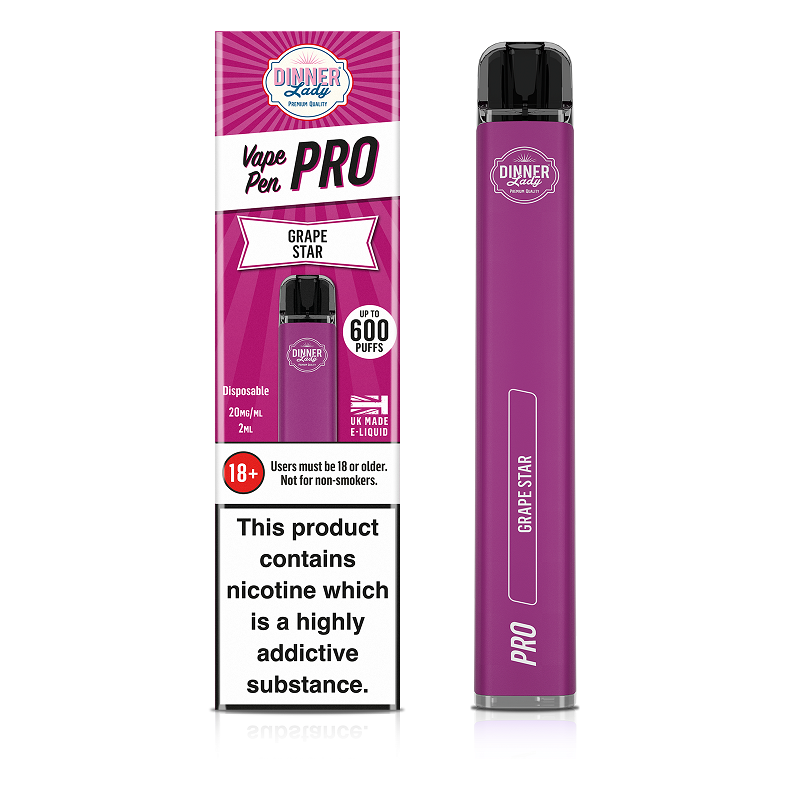 Dinner Lady Vape Pen Pro Disposable 600 puffs Buy in Bulk