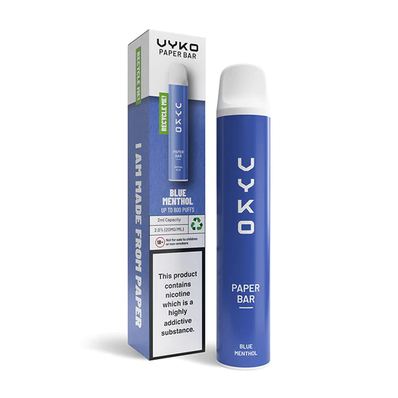 VYKO Paper Bar Disposable Vape Kit 800 Puffs In UK Store