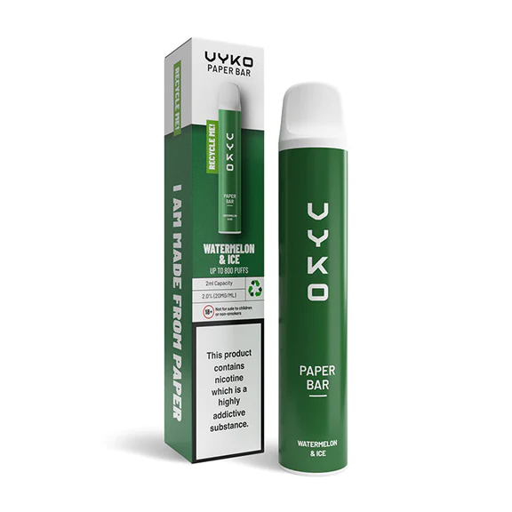 VYKO Paper Bar Disposable Vape Kit 800 Puffs In UK Store