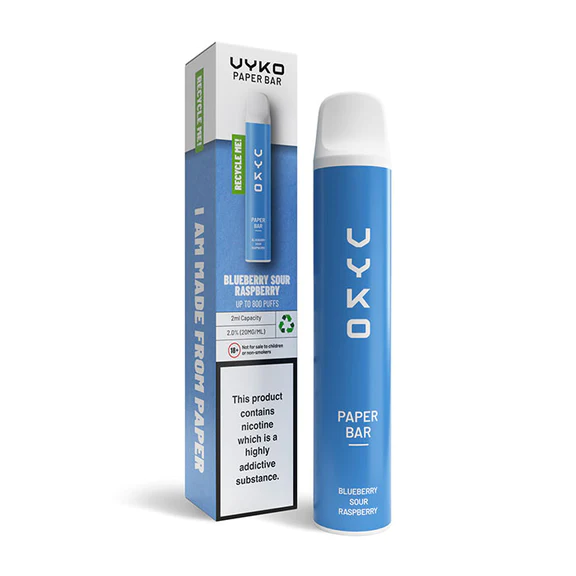 VYKO Paper Bar Disposable Vape Kit 800 Puffs In UK Store