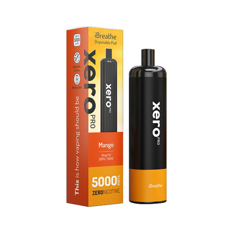 iBreathe Xero Pro Disposable Vape 5000 Puffs UK Vape