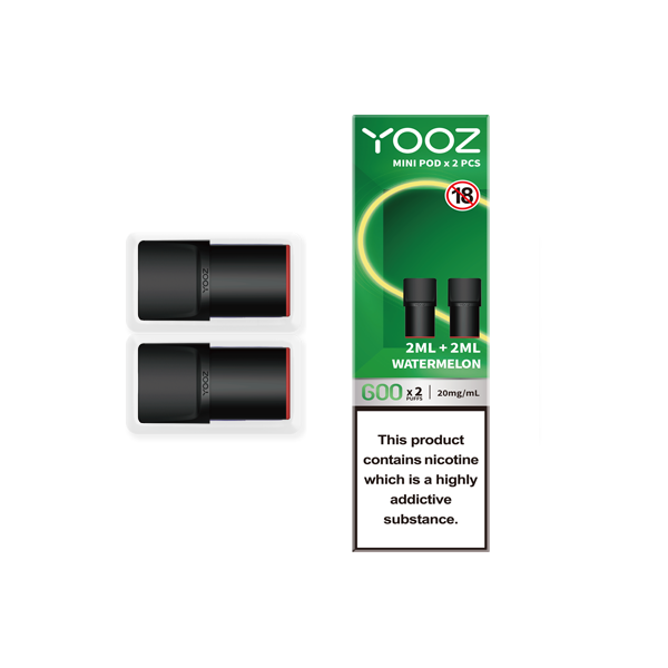 Yooz MIni Pod Cartridge 2ml (2pcs/pack) Prefilled UK