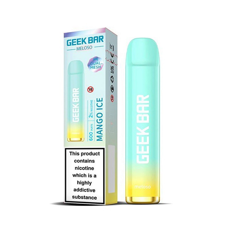 Geek Bar Meloso Disposable Vape 600 Puffs Present In UK Geek Bar Meloso Disposable Vape 600 Puffs Present In UK