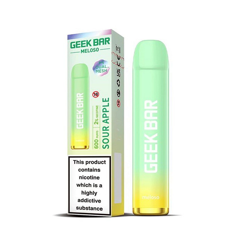 Geek Bar Meloso Disposable Vape 600 Puffs Present In UK