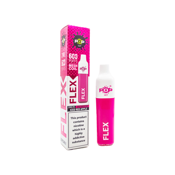 Pop Hit Flex Disposable Vape 600 Puffs Nice Flavor