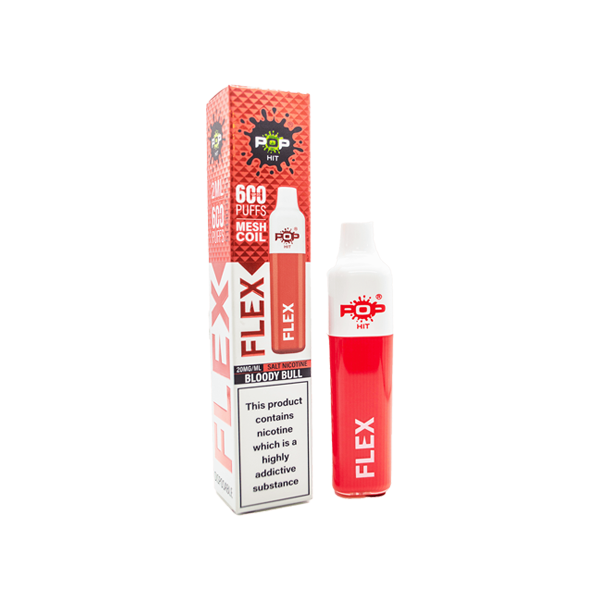 Pop Hit Flex Disposable Vape 600 Puffs Nice Flavor