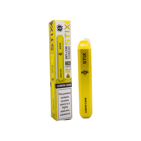 Pop Hit Stix Disposable Vape 600 Puffs Buy In Bulk