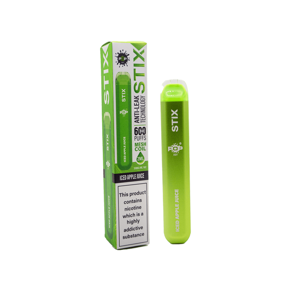 Pop Hit Stix Disposable Vape 600 Puffs Buy In Bulk
