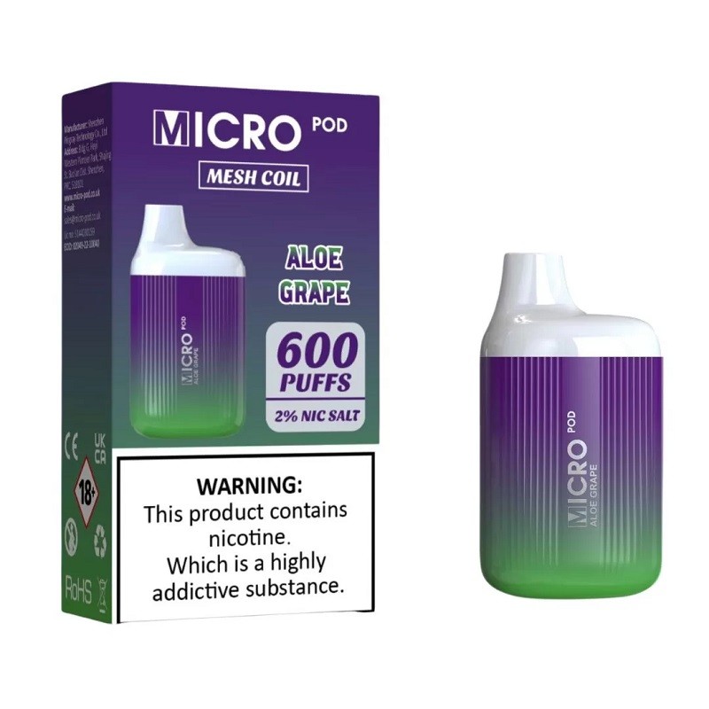 Micro Pod Disposable Vape 600 Puffs Vape Deal