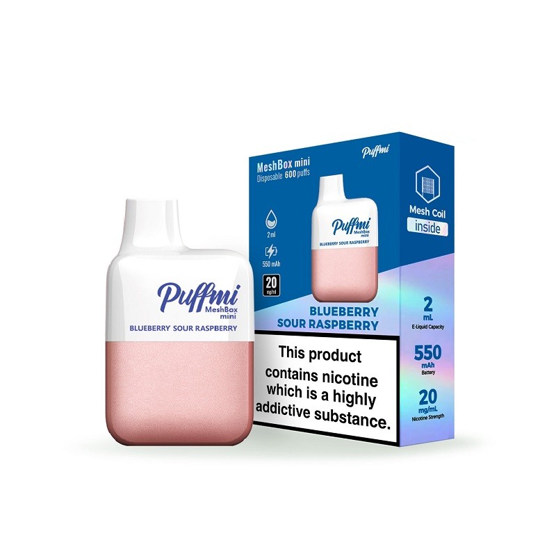 Puffmi Meshbox Mini Disposable Vape 600 Puffs Best