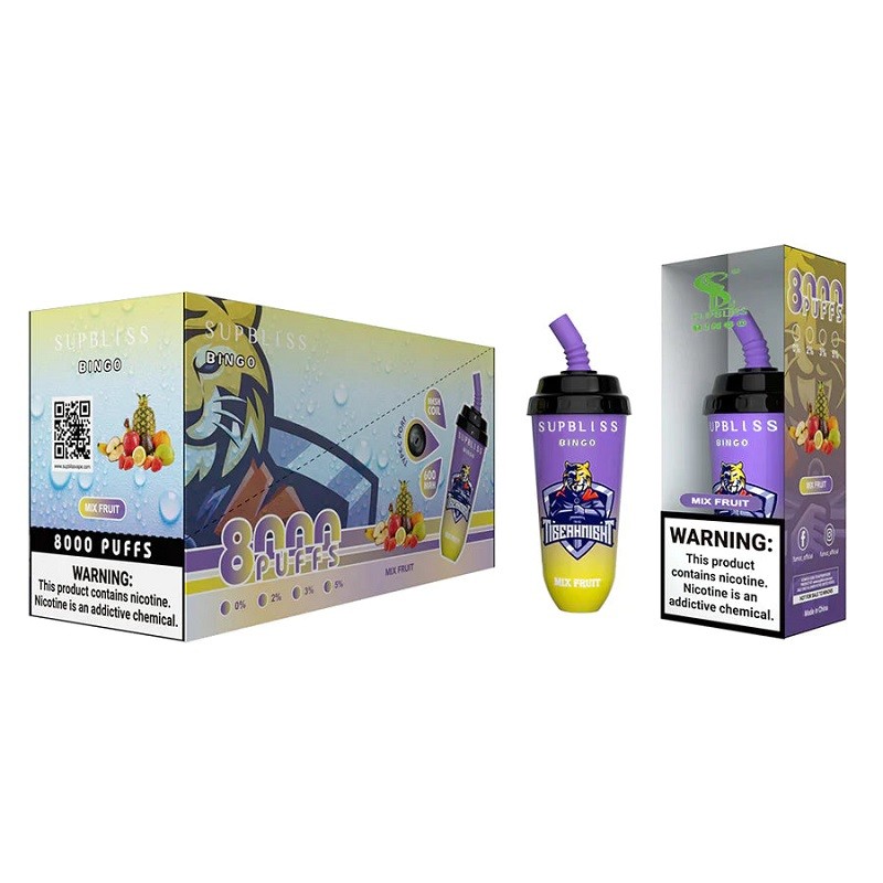R and M Supbliss Bingo Disposable Vape 8000 Puffs Sale