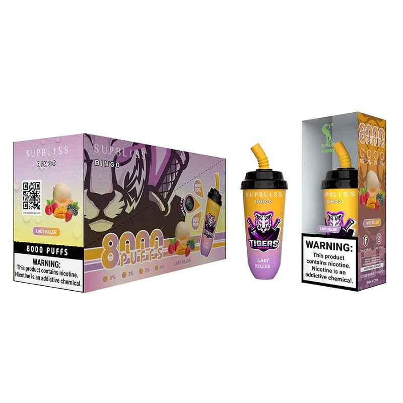 R and M Supbliss Bingo Disposable Vape 8000 Puffs Sale