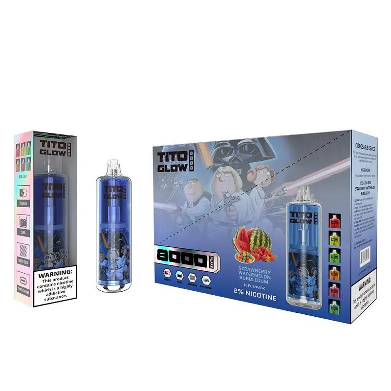 TITO Glow Disposable Vape 8000 Puffs UK Sale Online