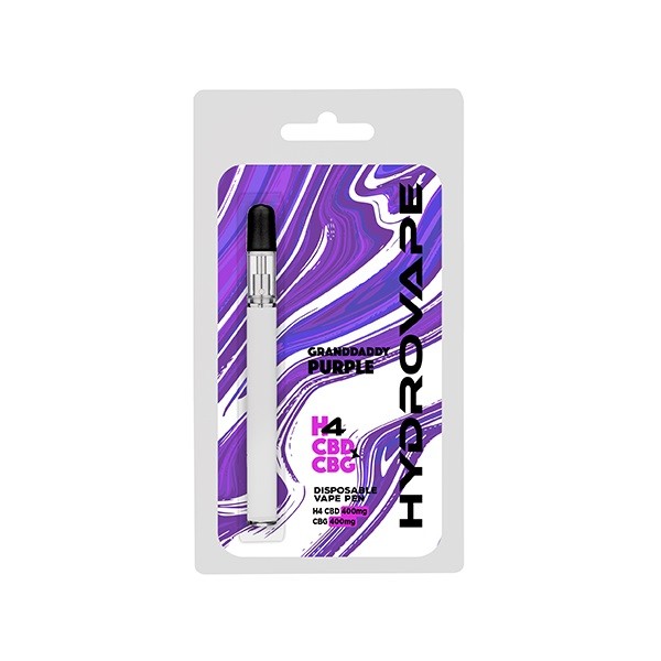 Hydrovape H4CBD+CBG Disposable Vape Smooth Taste