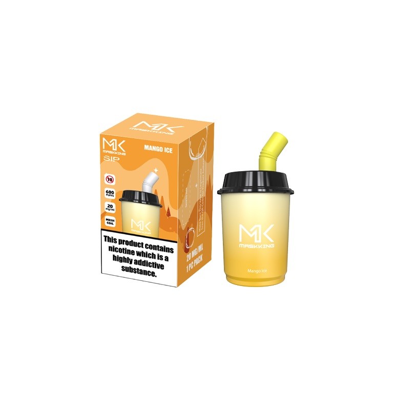 Maskking SIP 600 Disposable Vape Sleek Vape Design