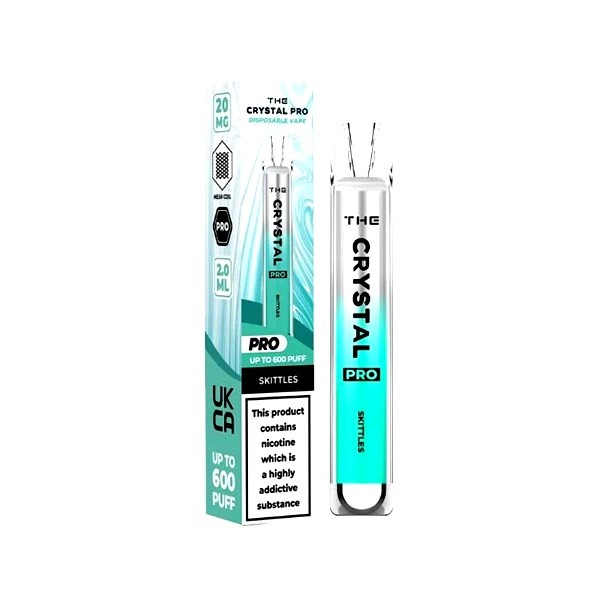 The Crystal Pro Disposable Vape 600 Puffs Buy In Bulk