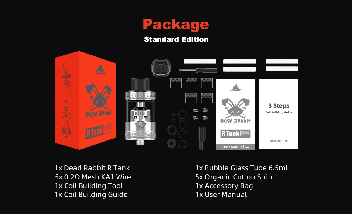 UK Hellvape Dead Rabbit R Tank 25.5mm