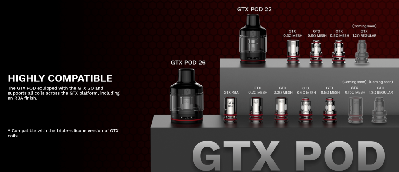 Vaporesso GTX 26 Pod Tank 5ml