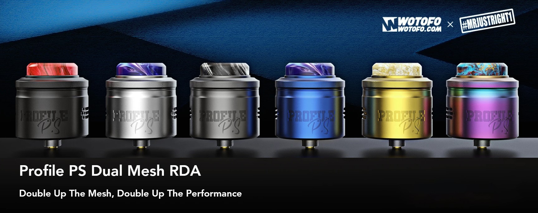 Profile PS RDA Wotofo Dual Mesh 28.5mm UK Cheap