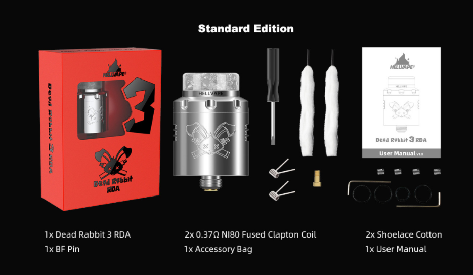 Hellvape Dead Rabbit 3 RDA 24mm