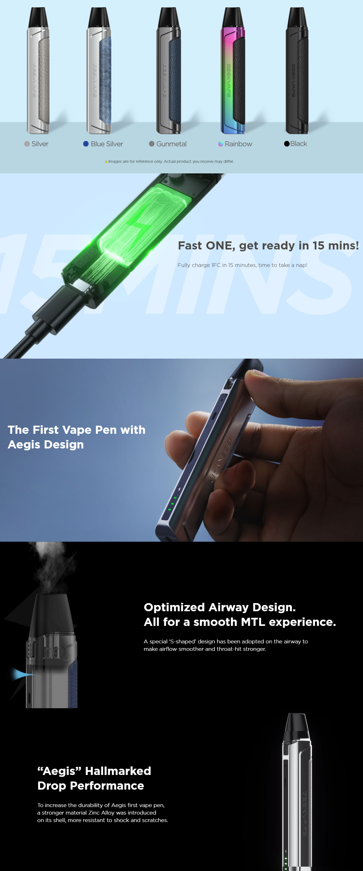 Geekvape Aegis One Kit | Geekvape 1FC Kit Price £17.99