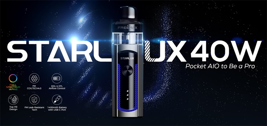 Freemax Starlux Kit 40W Cheap In UK Only £16.99