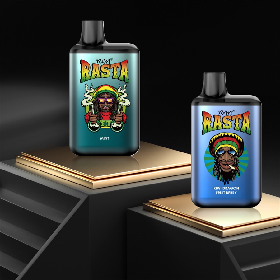 R and M Rasta Disposable Vape 5500 Puffs 13ml Incredible