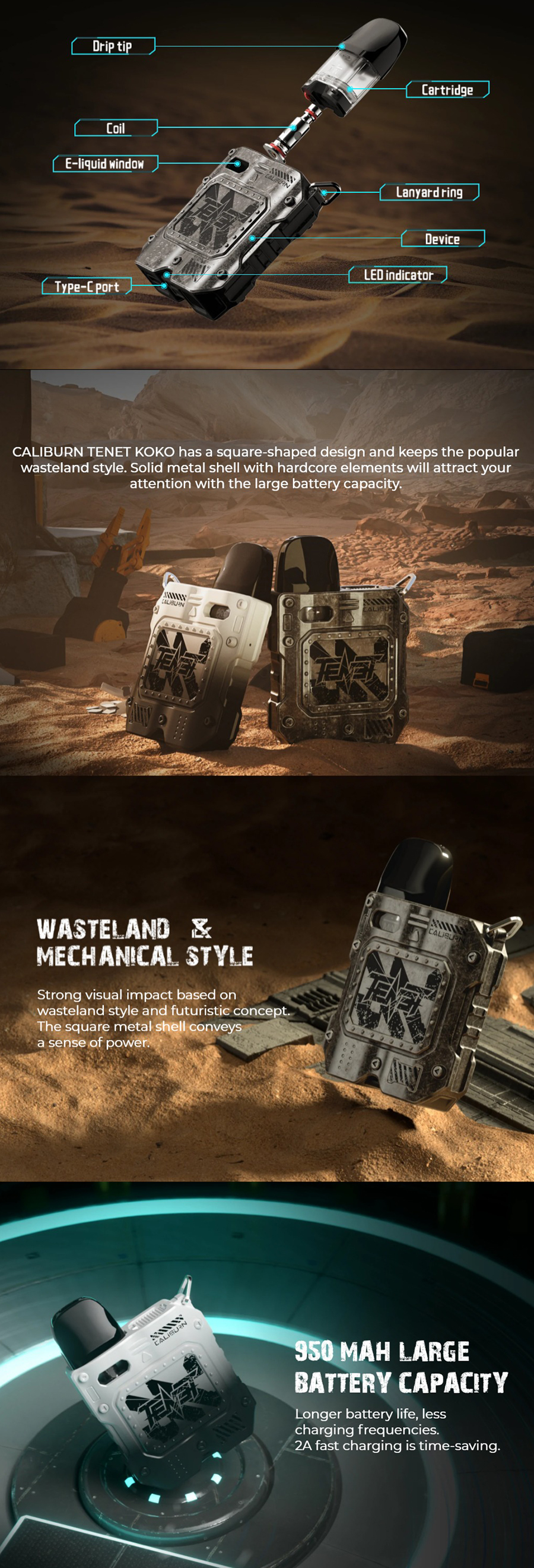 Uwell Caliburn Tenet KOKO Kit Cheap Sale