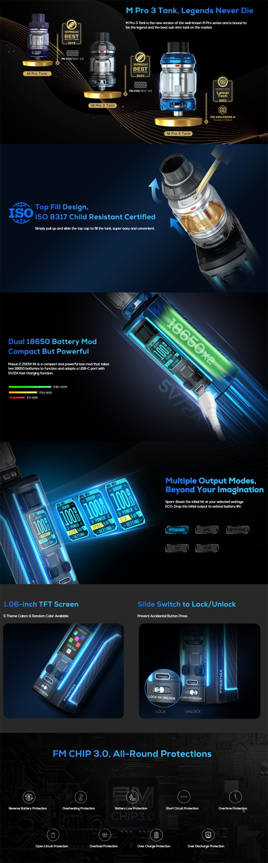 Buy Freemax Maxus 2 Kit 200W UK Sale