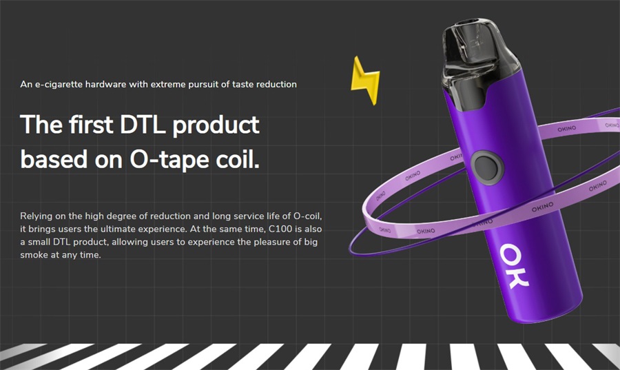 Okino C100 Kit 800mAh 4ml Best Sale In UK