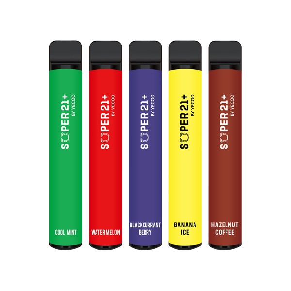 Super21+ By Yecoo Reusable Vape 600 Puffs Buy At £4.99 | Vapesourcing