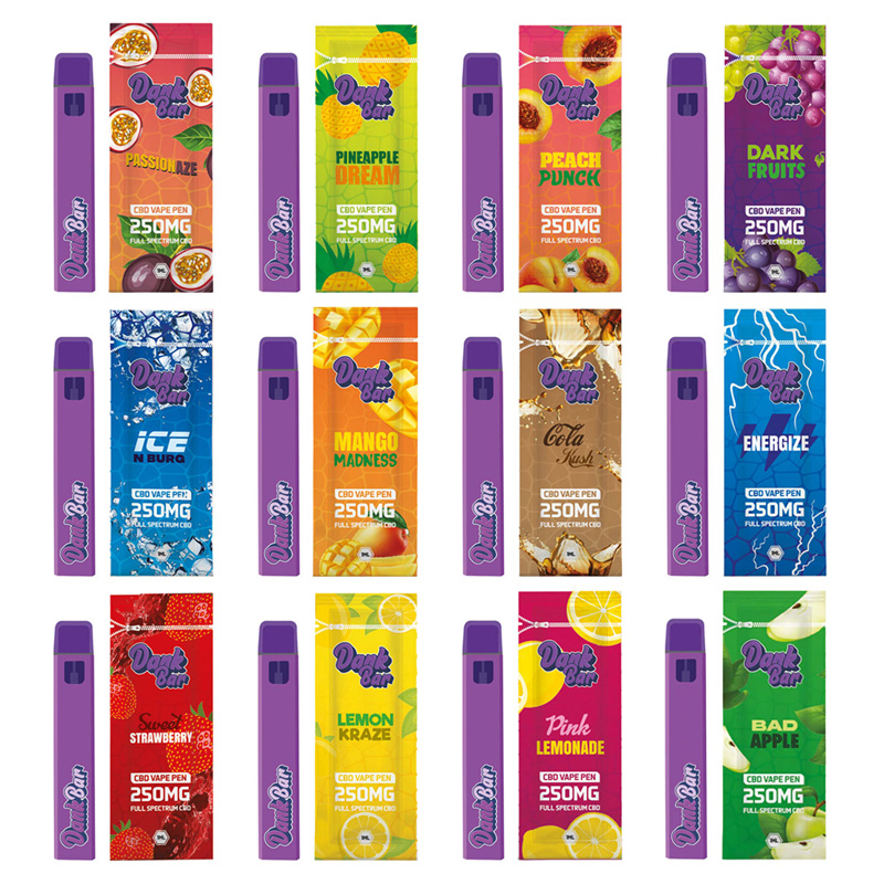Dank Bar Full Spectrum CBD Reusable Vape 250mg Relaxed | Vapesourcing