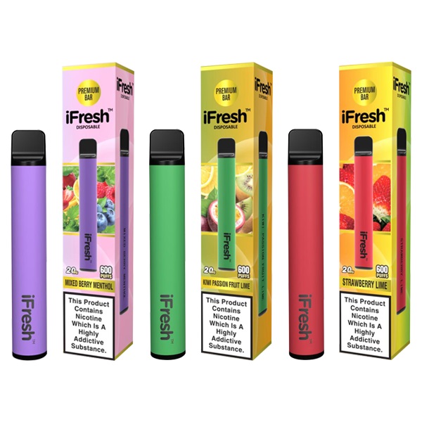 iFresh Reusable Vape 600 Puffs Fresh Flavour | Vapesourcing