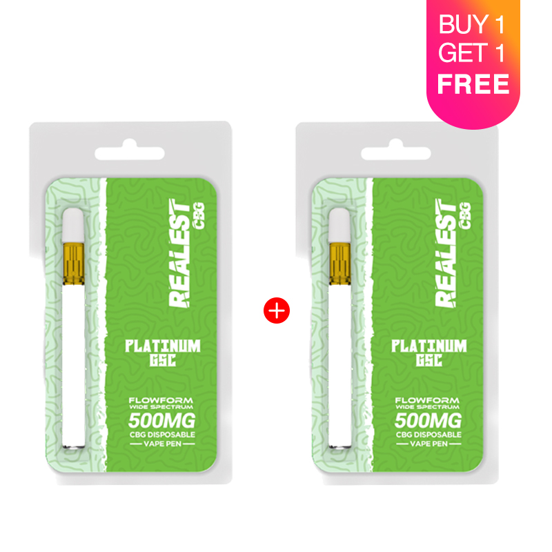 Realest CBG Flowform Wide Spectrum CBG Disposable