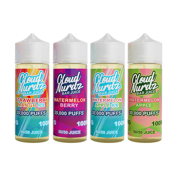 Cloud Nurdz Bar Juice Shortfill E-liquid 100ml | Vapesourcing