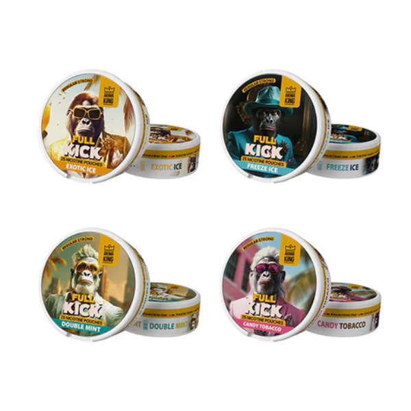 Aroma King Full Kick Nicotine Pouches (25 pouches/box) | Vapesourcing