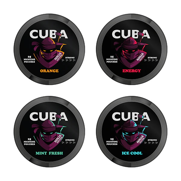 CUBA Ninja Nicotine Pouches (25 pouches/box) | Vapesourcing