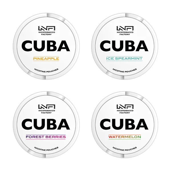 CUBA White Nicotine Pouches (25 pouches/box) | Vapesourcing