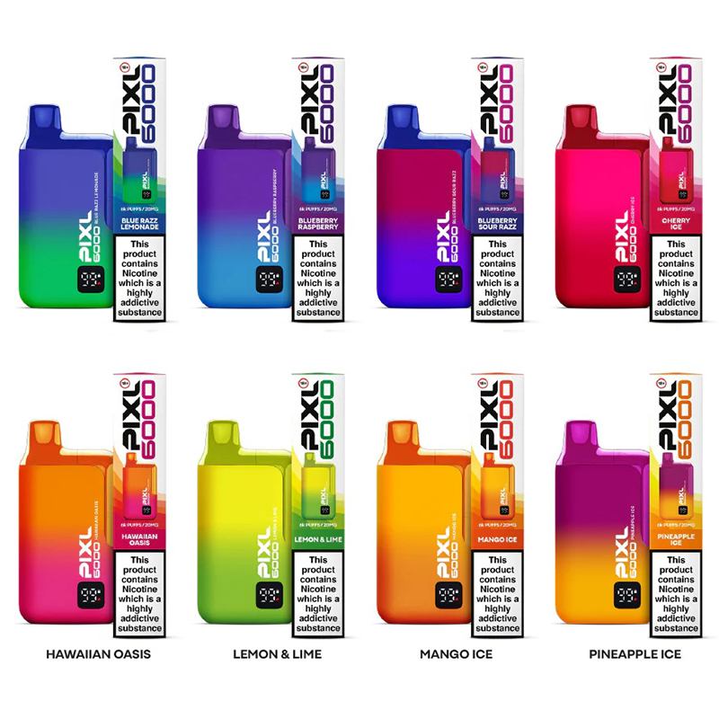 PIXL 6000 Reusable Vape (5pcs/pack) | Vapesourcing
